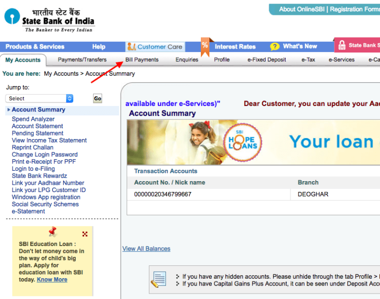 How To Add i-SIP Biller In SBI